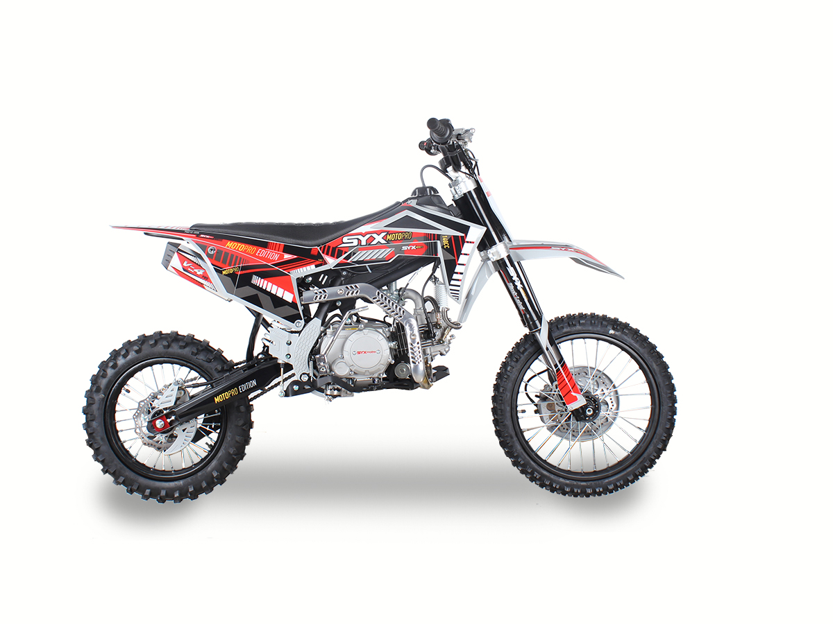 140cc, YX engine, 4 speed manual, 17”/14” front/rear, kick/electric ...