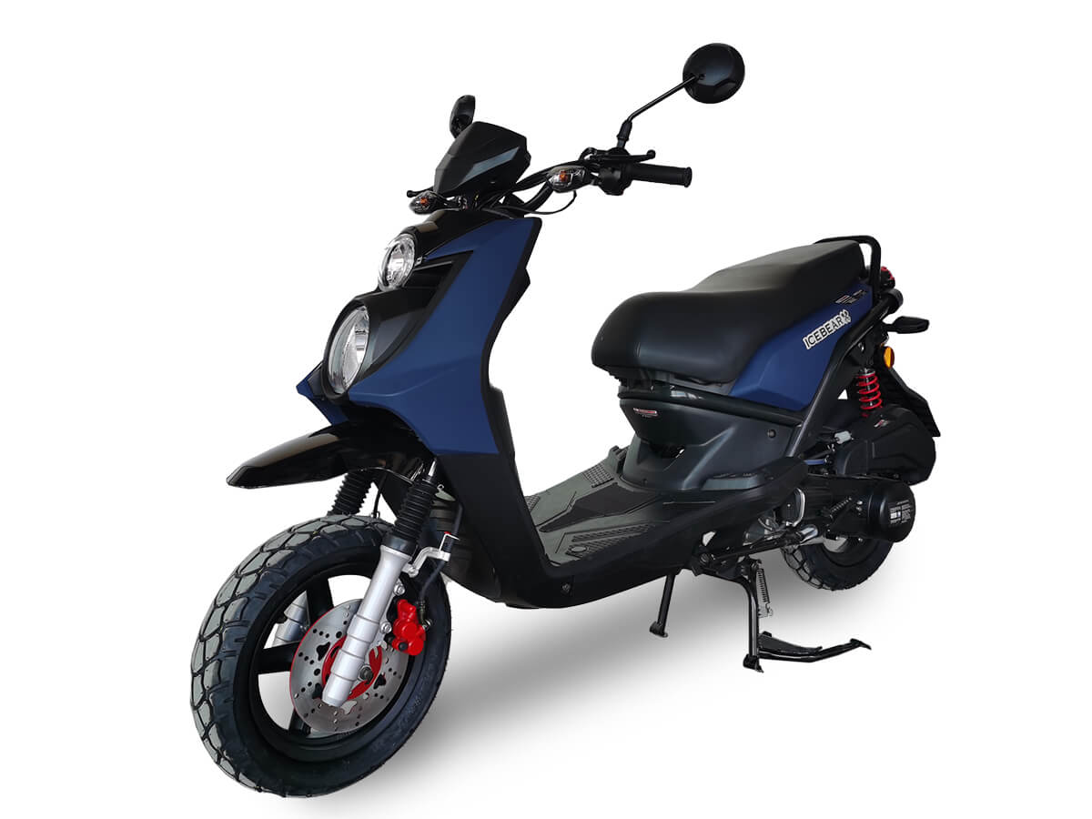 150cc, air cooled, front disc/rear drum, 120/70-12" aluminum wheels ...